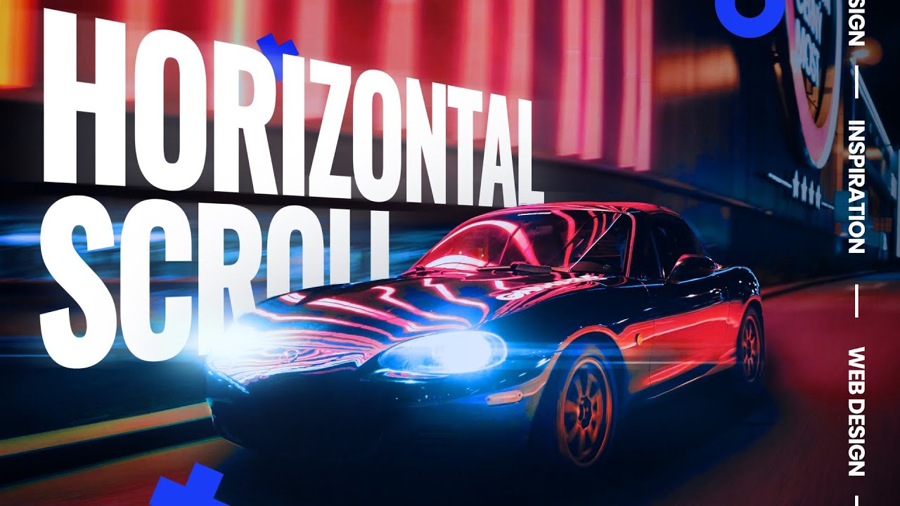 HORIZONTAL SCROLLING Website Design Inspiration TemplateMonster Web 